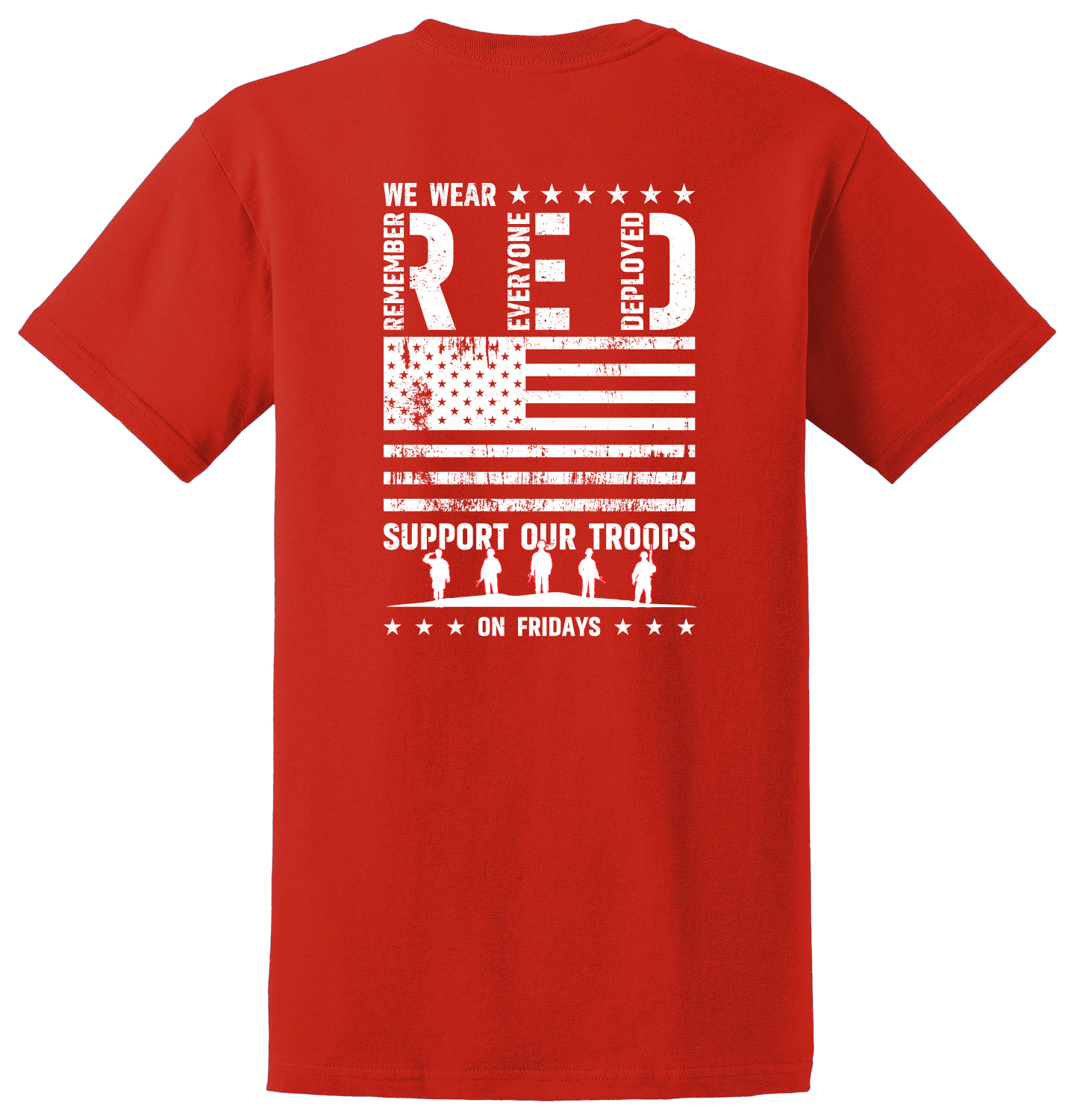 WEAR RED FRIDAY FLAG TEE SHIRT |Elks USA by D. Turin & Company