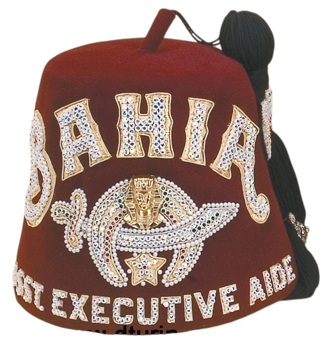DELUXE DOUBLE ROW JEWEL FEZ |Fezzes by D. Turin & Company