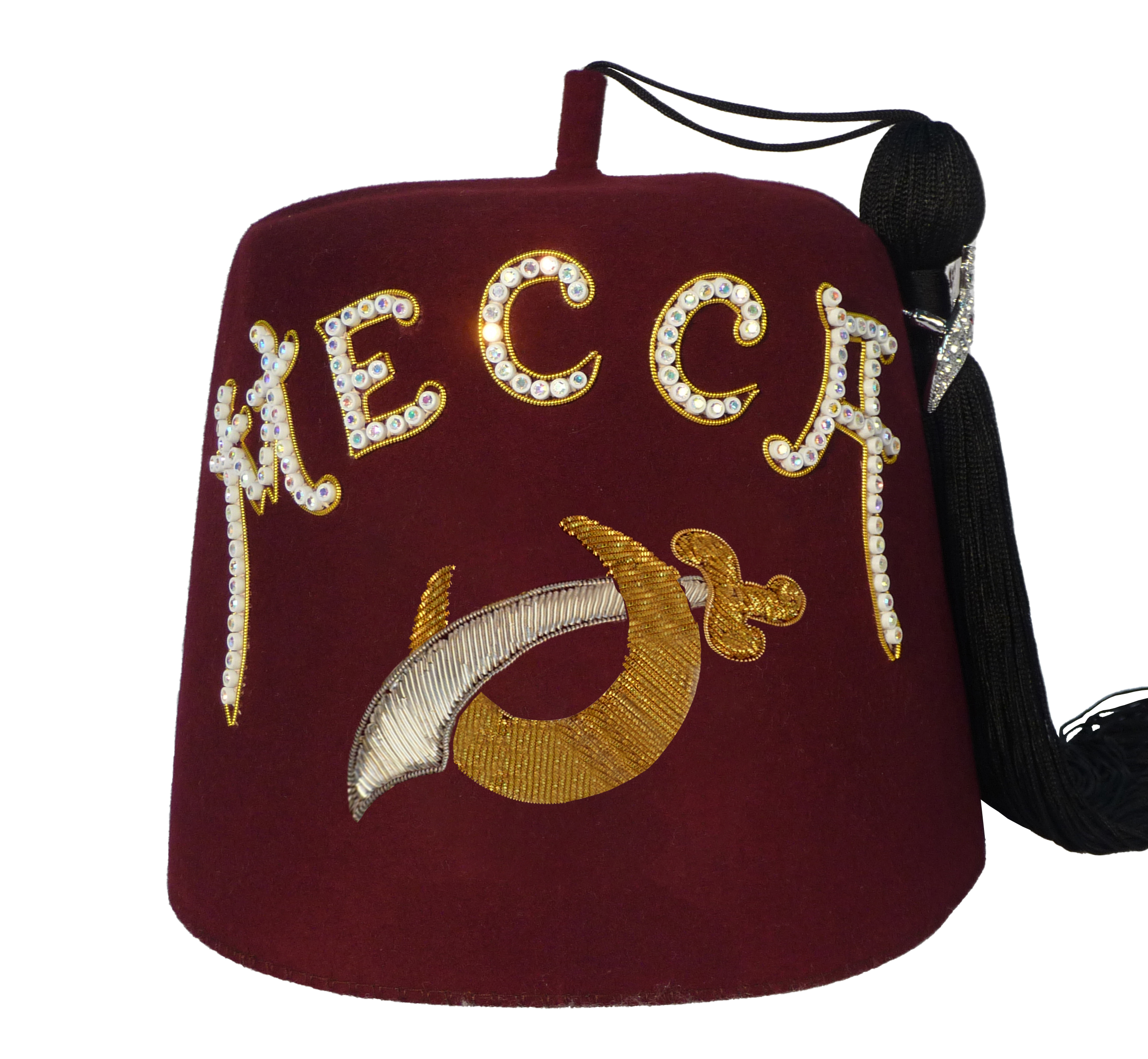 Single Jewel Special Mecca Fez |Shriners by D. Turin & Company